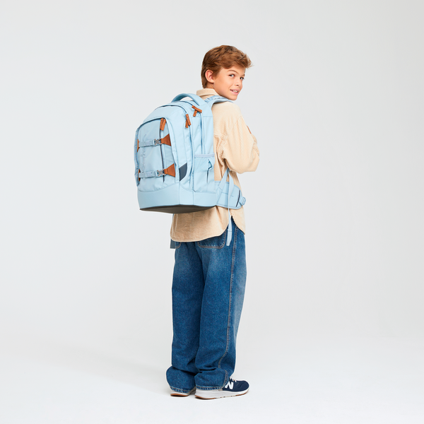 Satch Pack Nordic Ice Blue Rucksack School Backpack for Teenagers: Buy ...
